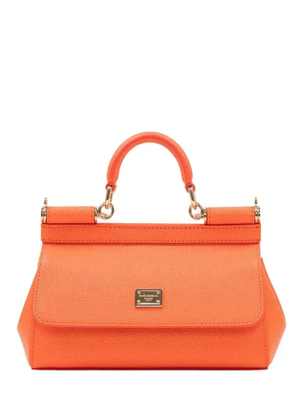 Dolce & Gabbana Leather Handbag - Orange