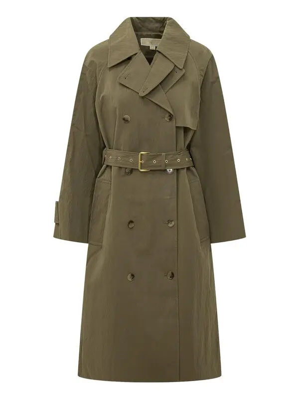 Michael Kors Cotton-nylon Blend Trench Coat - Duffle