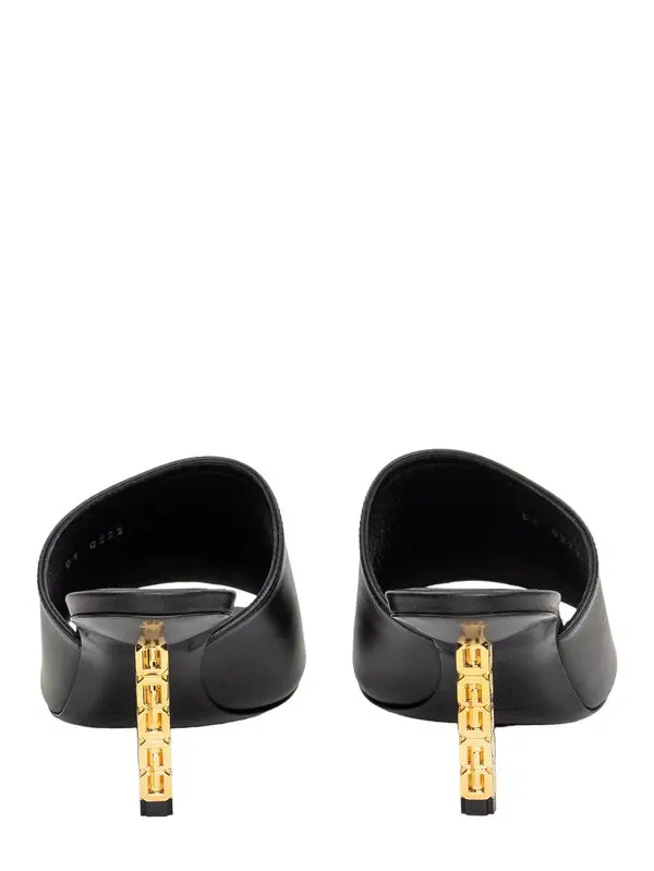 Givenchy Chic Sandal With Cube Heel - Black