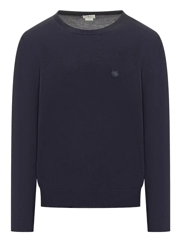 Etro Wool Knit Sweater - Blu