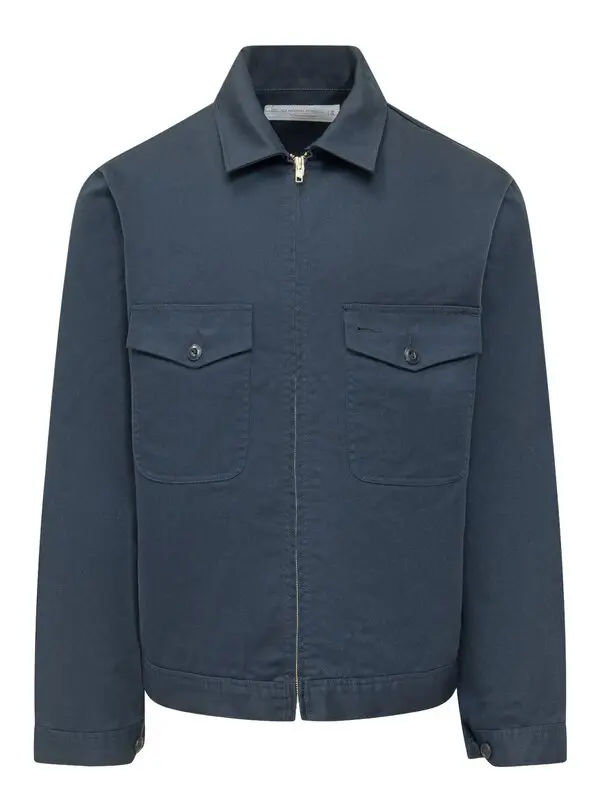 UNIVERSAL OVERALL Zip-up Jacket - Navy