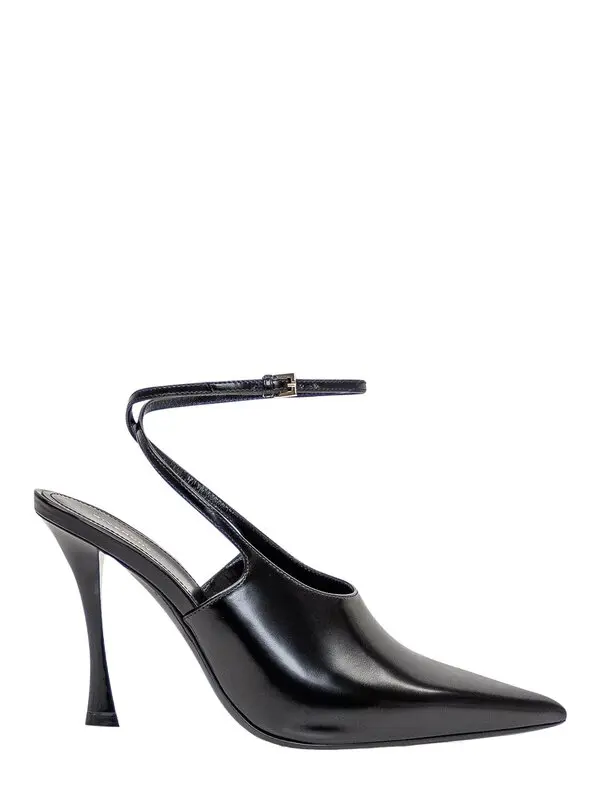 Givenchy Calf Leather Slingback Décolleté Pump - Black