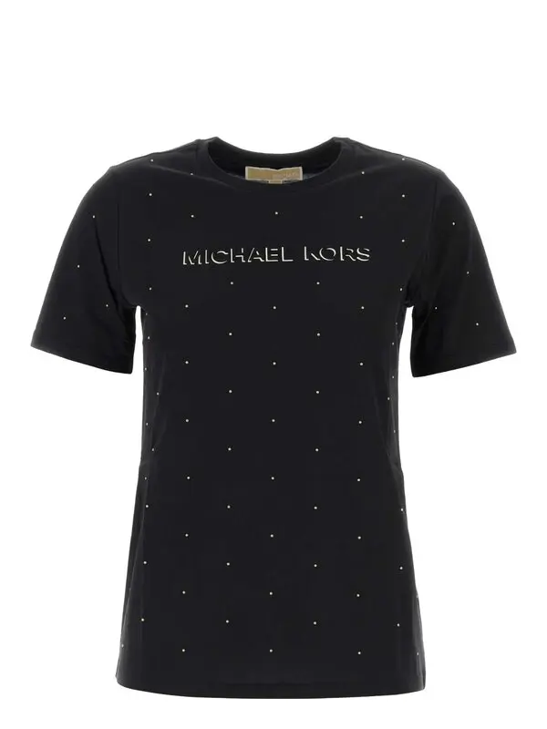 Michael Kors Classic Mk Stud T-shirt - Black
