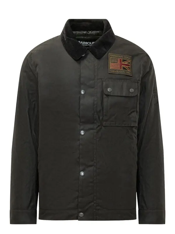 BARBOUR INTERNATIONAL Classic Waxed Jacket - Black