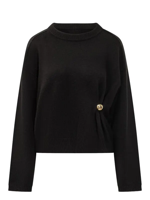 Loulou De Saison Mini Luxe Cashmere Sweater - Black