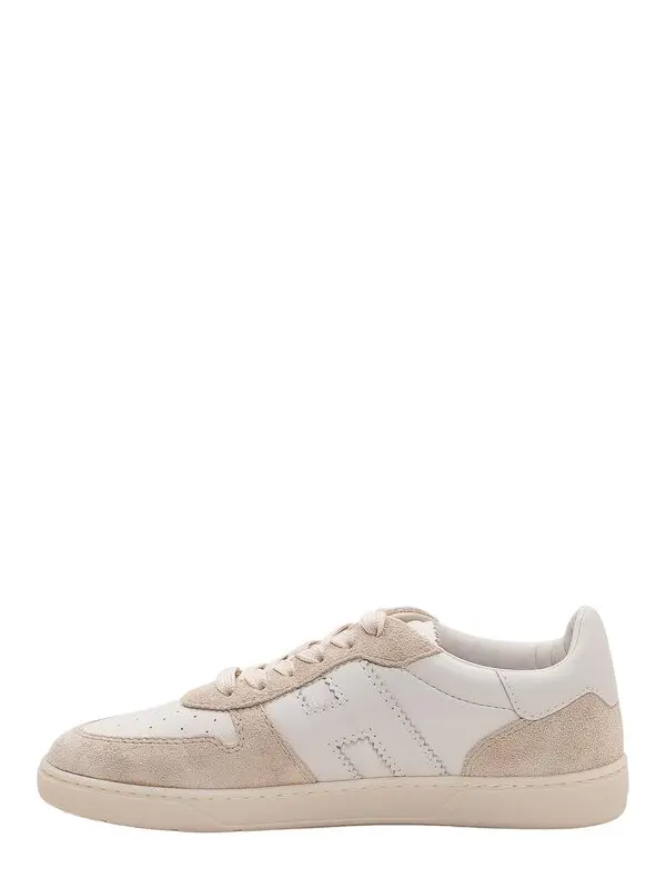 Hogan Logo Low Top Sneakers - Yogurt