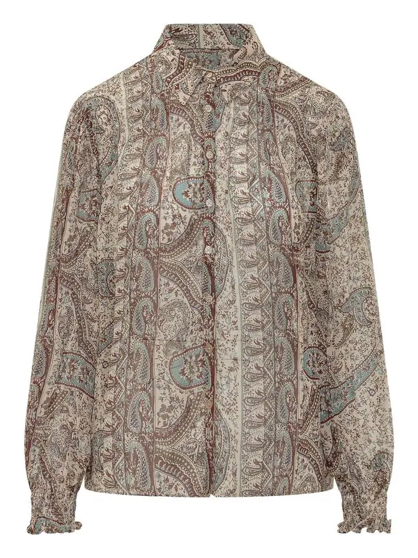 Ba&sh Cleo Button-up Shirt - Bleu