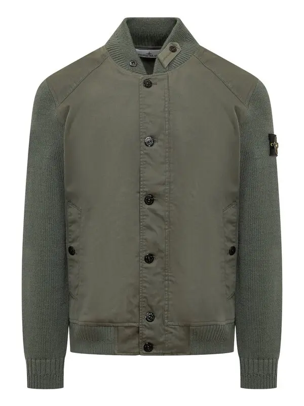 Stone Island Bomber Jacket - Musk