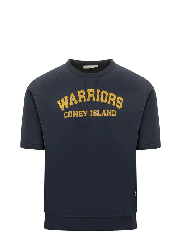 BL'KER Stamp Print Crewneck Sweatshirt - Navy
