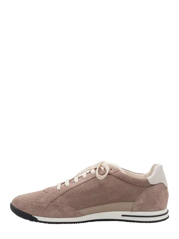 Brunello Cucinelli Leather Sneakers - Light Brown