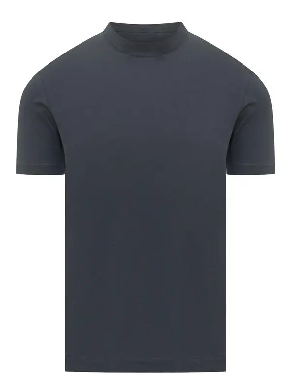 Malo Short Sleeve Giro Neck T-shirt - Blu