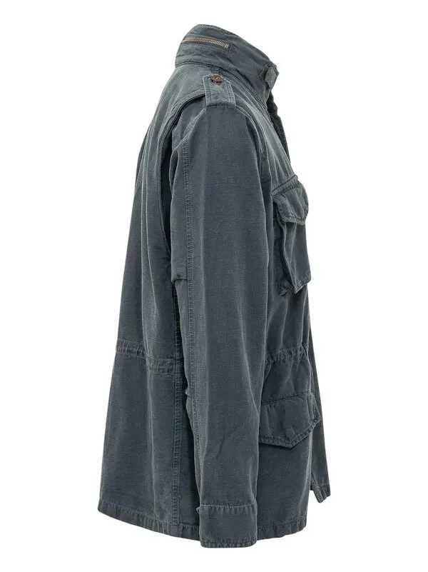 BL'KER Field Jacket With Pockets - Navy