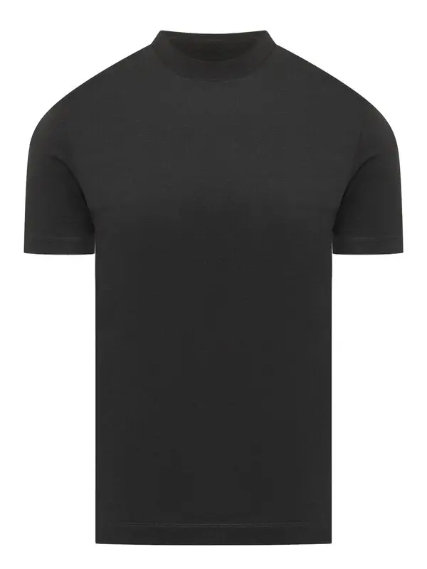 Malo Gironeck Short Sleeve T-shirt - Nero