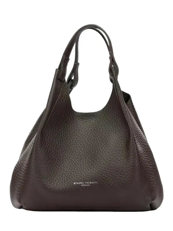 GIANNI CHIARINI Leather Tote Bag - Brown