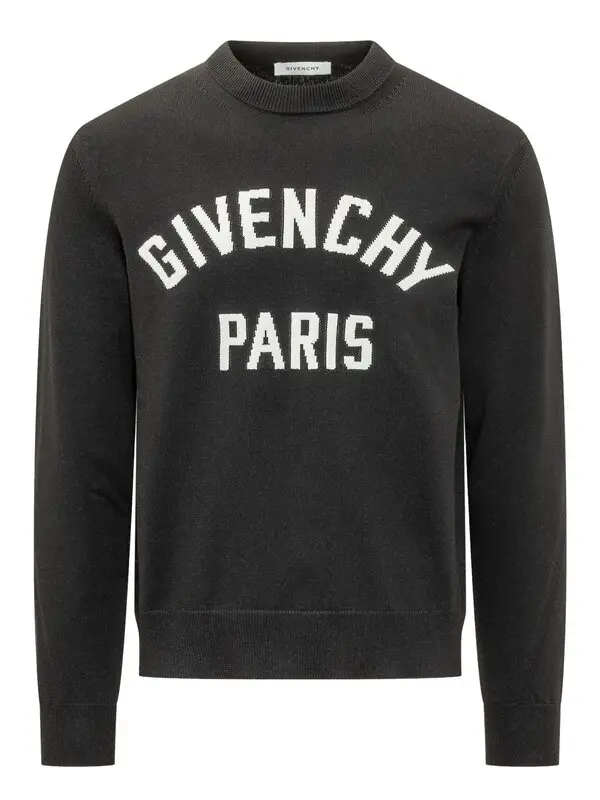 Givenchy Knit Mini Sweater - Black