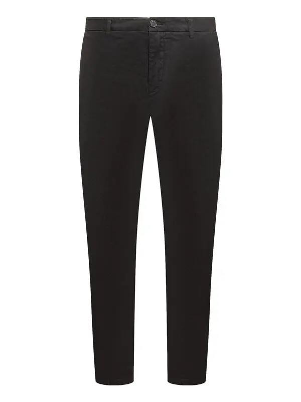 DEPARTMENT5 Chino Trousers With Unique Print - Nero
