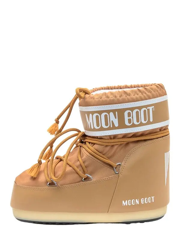 Moon Boot Icon Low Mini Nylon Boots - Cognac