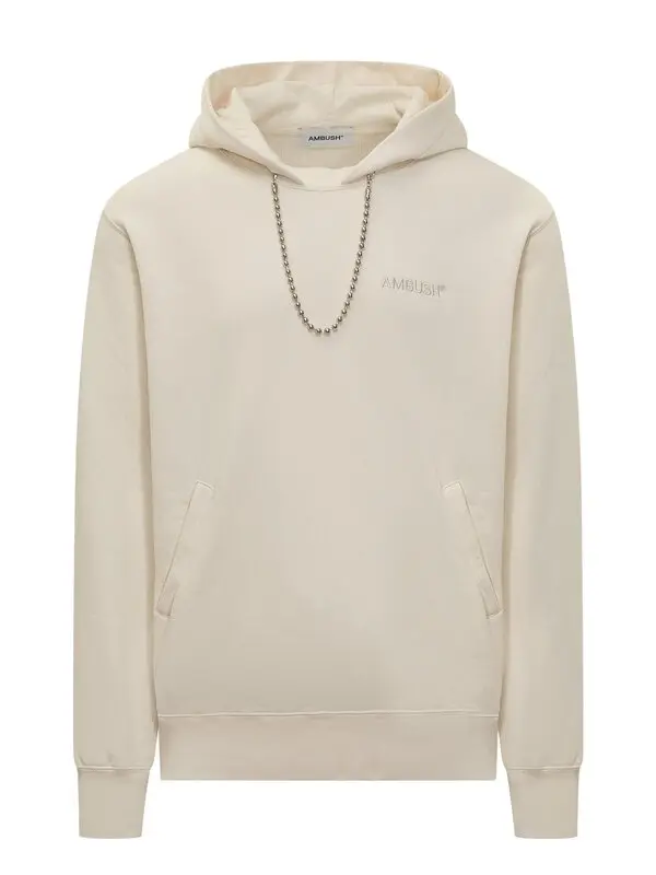 AMBUSH Mini Ballchain Sweatshirt - Tofu