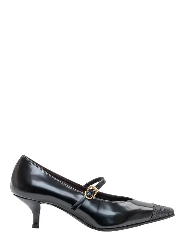 Roberto Festa Leather Décolleté Heels - Nero