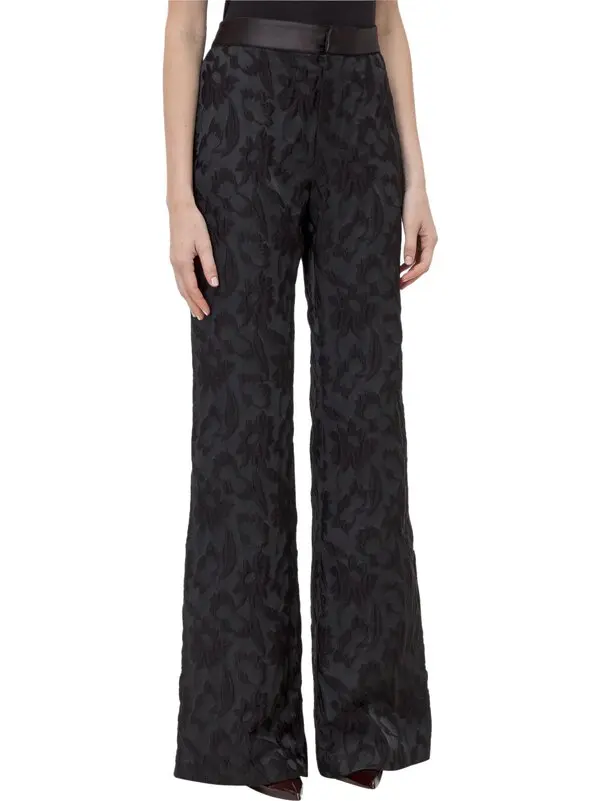 Alexis Embroidered Trousers - Nero