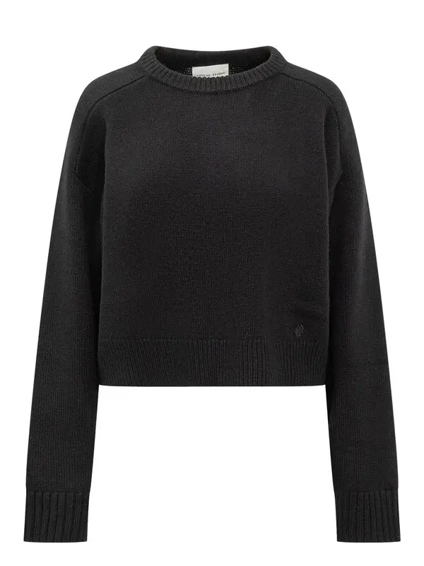 Loulou De Saison Oversized Pullover Sweater - Black