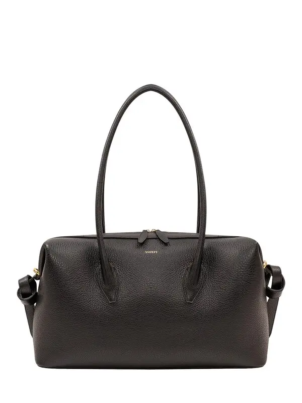 Yuzefi Mini Duffle Shoulder Bag - Black
