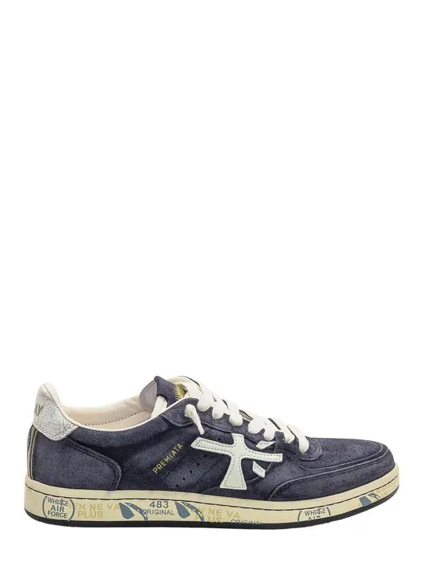 Premiata Low-top Suede Sneaker - Blu