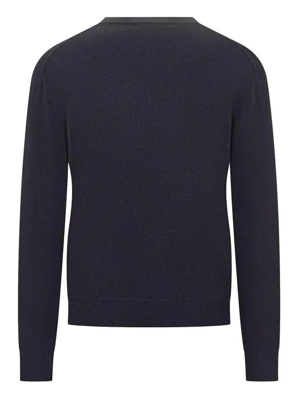 Malo V-neck Pullover Sweater - Blu