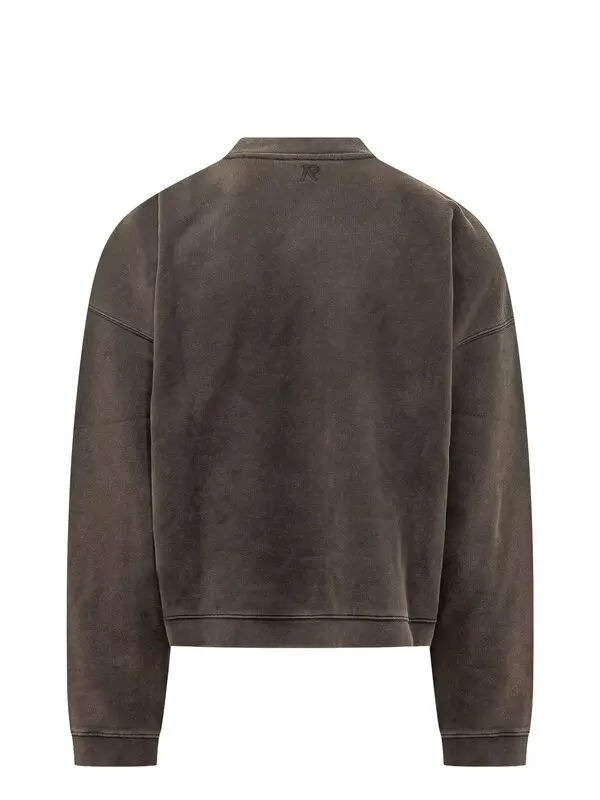 REPRESENT Oversized Crewneck Sweatshirt - Coffee