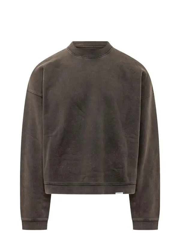 REPRESENT Oversized Crewneck Sweatshirt - Coffee