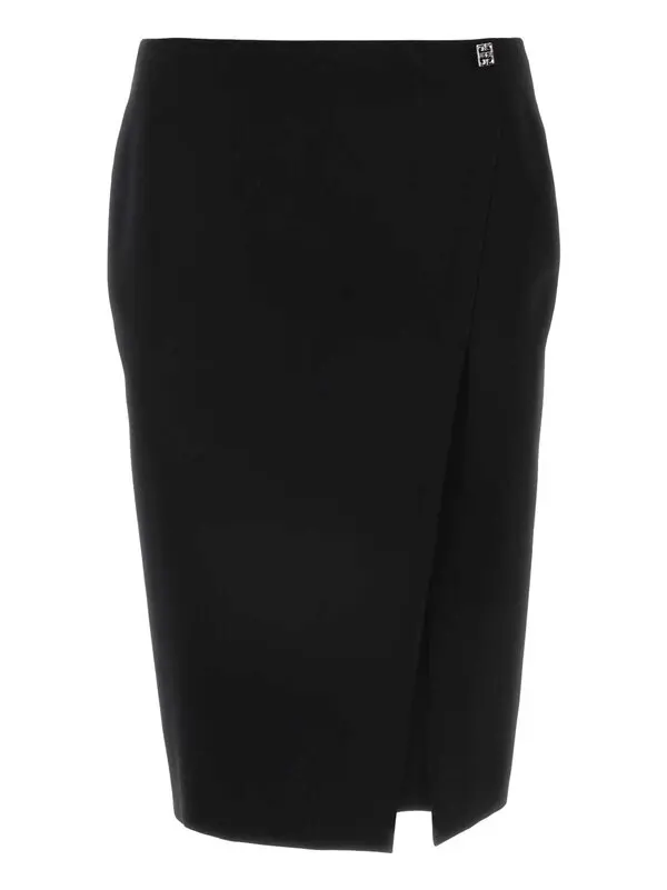 Givenchy Virgin Wool Skirt - Black
