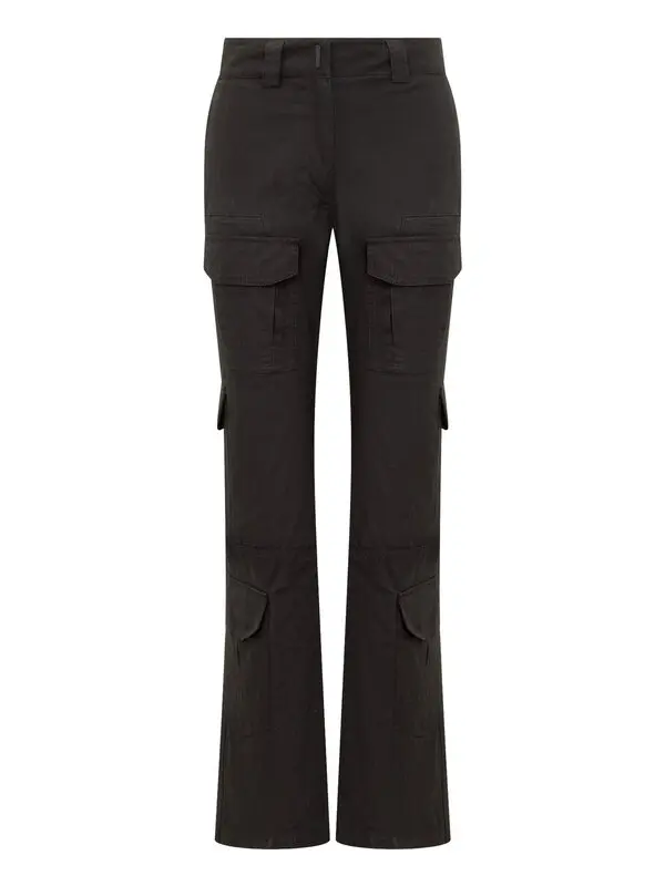 Givenchy Cotton Cargo Trousers - Black