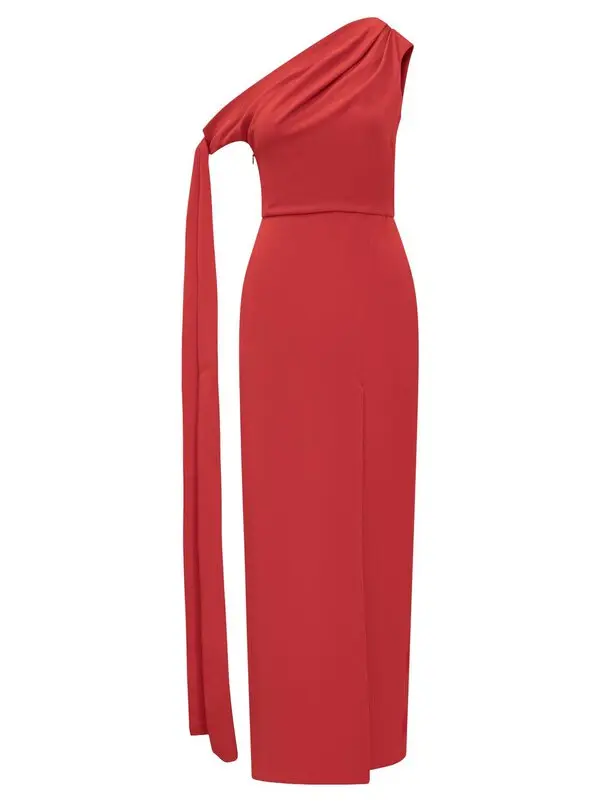 Solace London Mini Suit Dress - Red