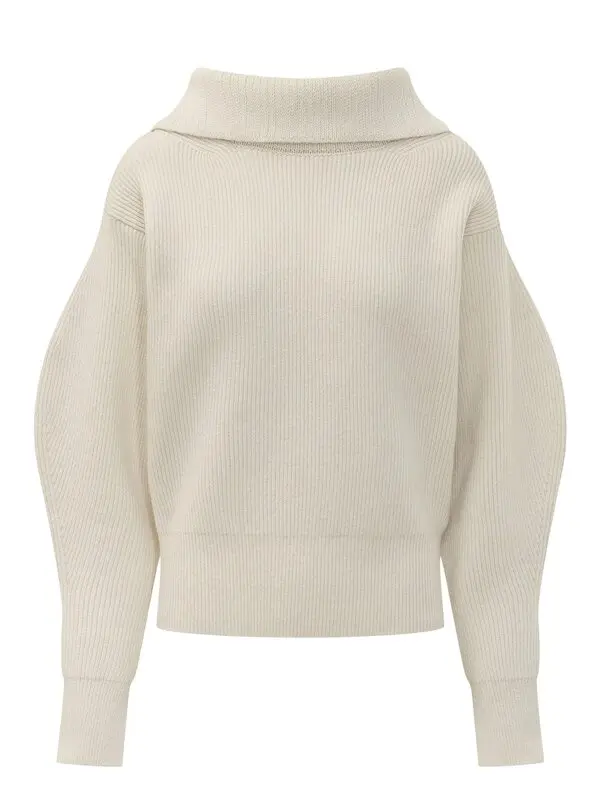 Givenchy High-neck Knit Jumper - Ivory