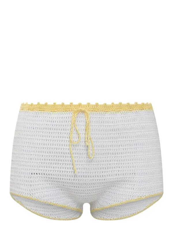 MIXIK Casual Mini Shorts - Bianco
