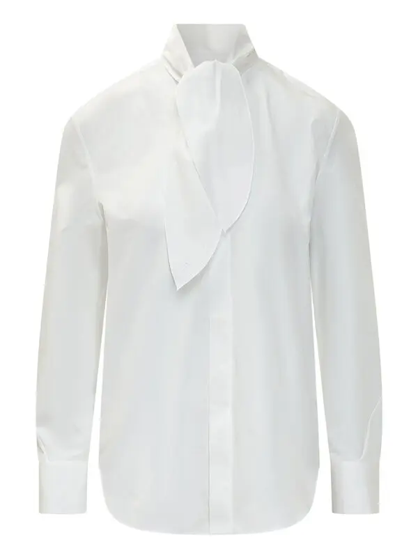 Givenchy Mini Bow Detail Shirt - White