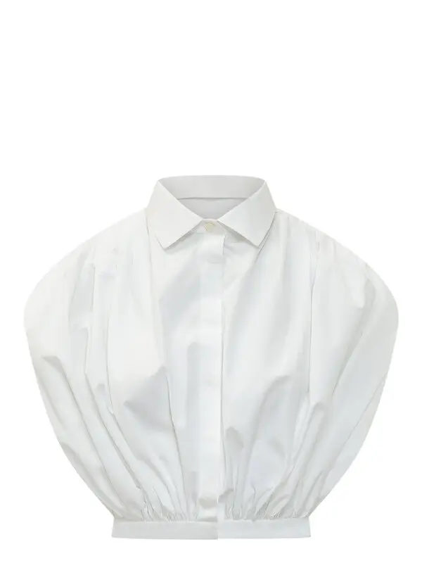 Givenchy Ruched Detail Shirt - White