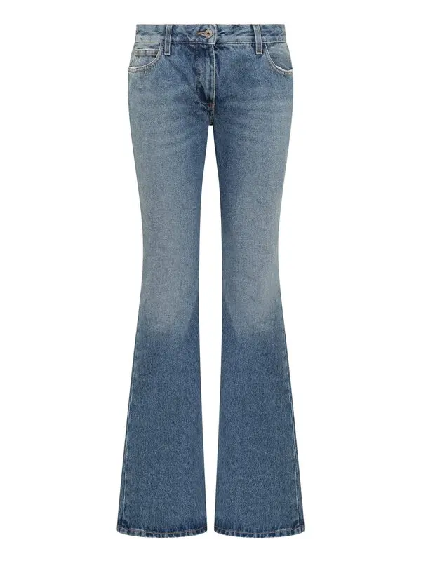 Off-White Jet Set Arrow Denim Jeans - Blue
