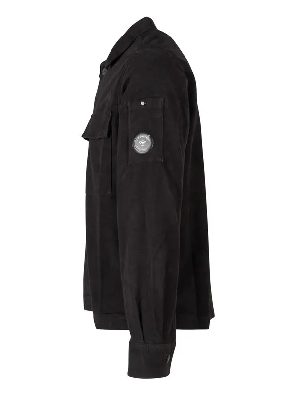 C.P. COMPANY C. P. Company Moleskin Overshirt - Black