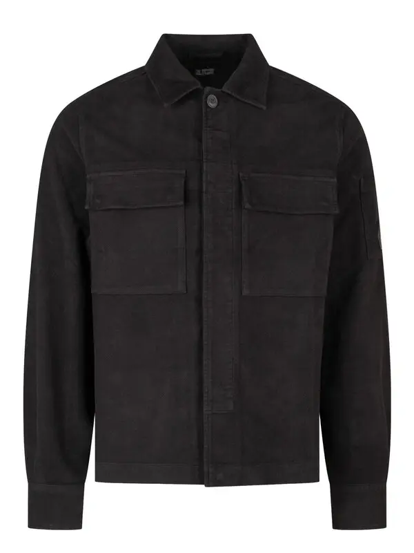 C.P. COMPANY C. P. Company Moleskin Overshirt - Black
