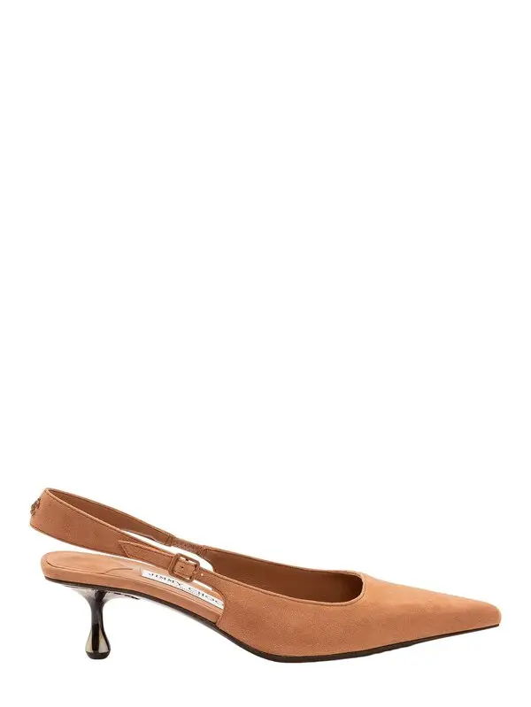 JIMMY CHOO Elegant 50 Slingback Pumps - Toffee