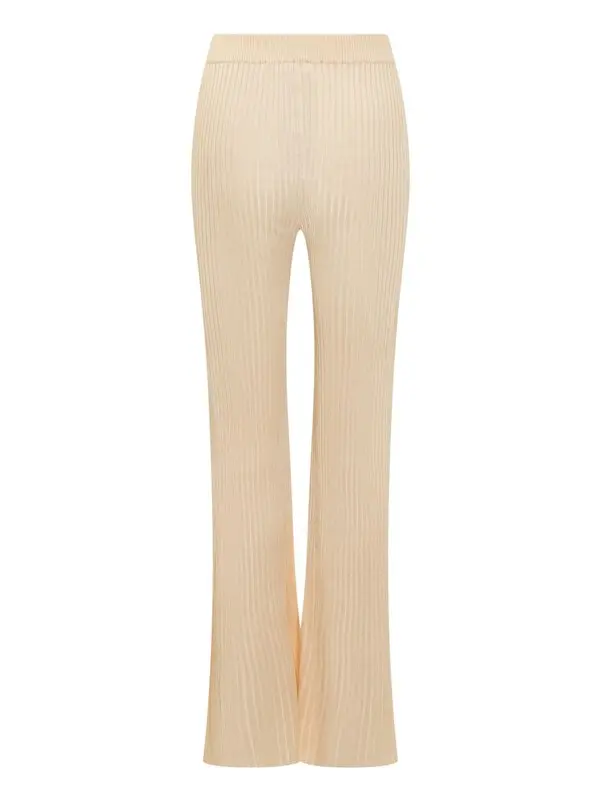 JIL SANDER Elegant Tailored Trousers - Cornsilk