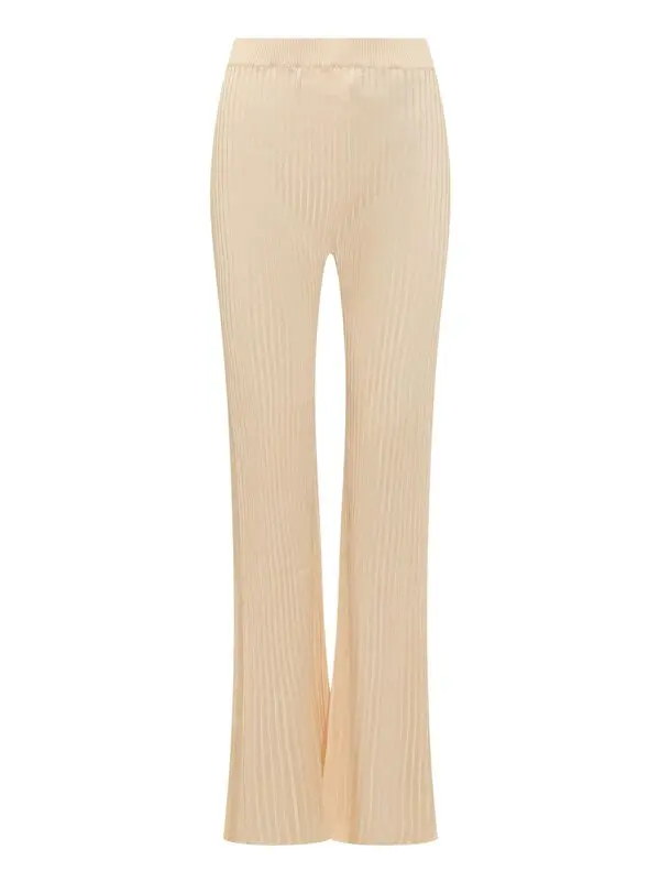 JIL SANDER Elegant Tailored Trousers - Cornsilk