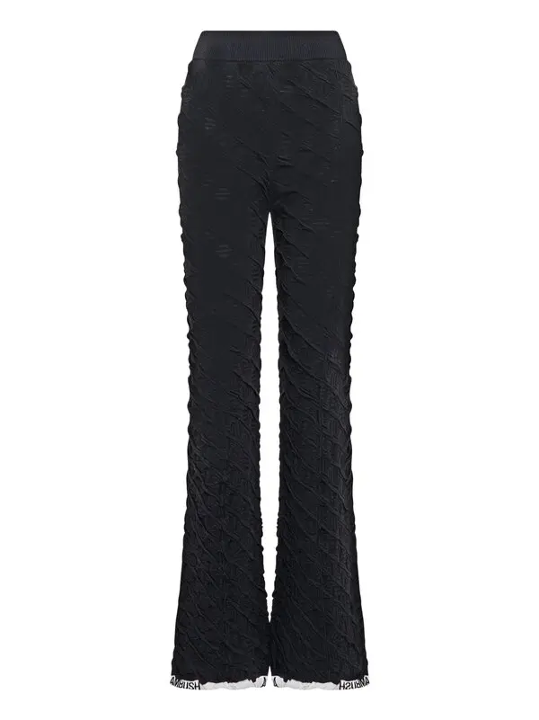 AMBUSH Monogrammed Tailored Trousers - Black