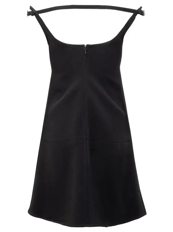 COURREGES Stylish Mini Suit With Elegant Ellipse Design - Black