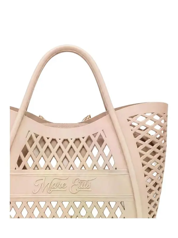 MARC ELLIS Flat Basket Tote Bag - Neutrals