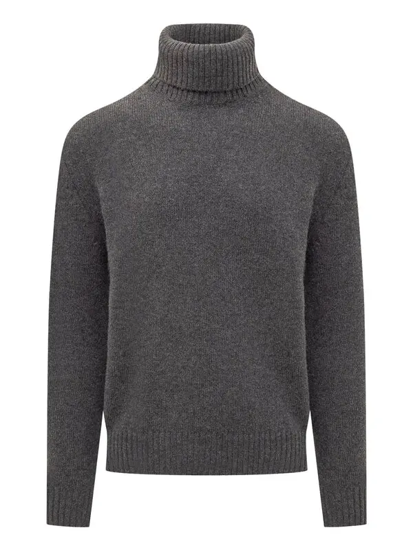 SEVEN GAUGE Cozy Merino Sweater - Grigio