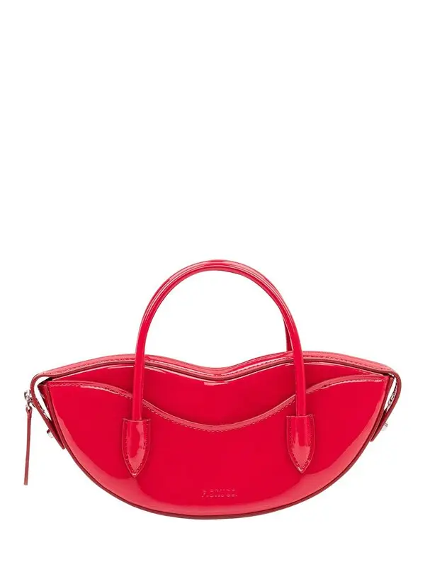 Fiorucci Mini Lips Handbag - Red