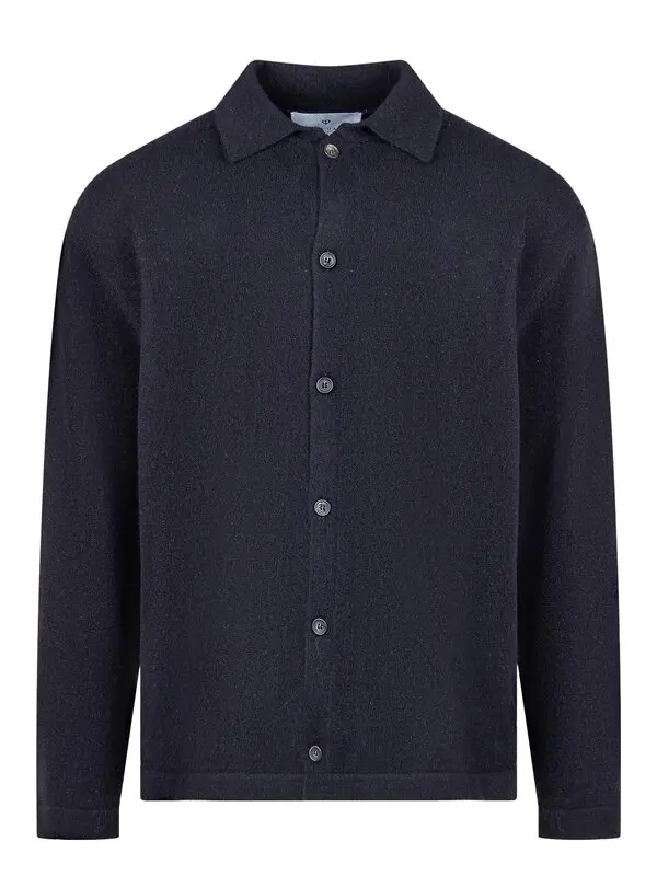 SEVEN GAUGE Cashmere Overshirt - Nero