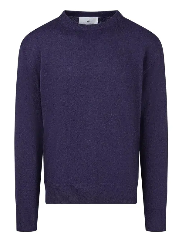 SEVEN GAUGE Cashmere Knit Sweater - Blu